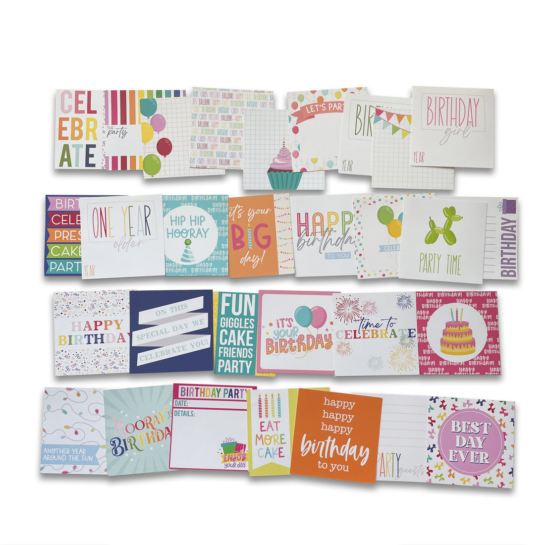 KC Celebrations 4x4 Cards Birthday – Kingston Crafts